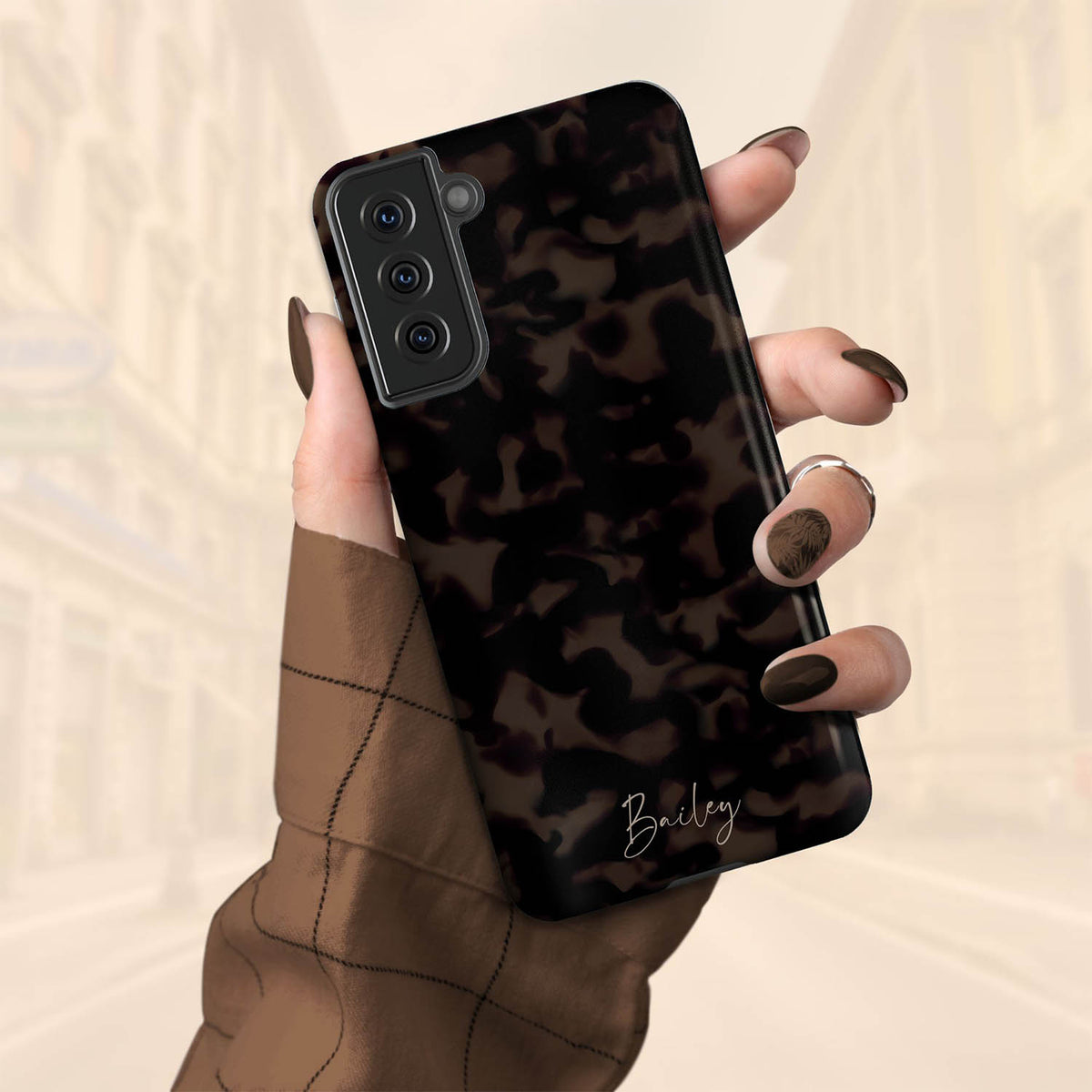 Custom Signature Name Tortoiseshell Galaxy Case | Artisticases