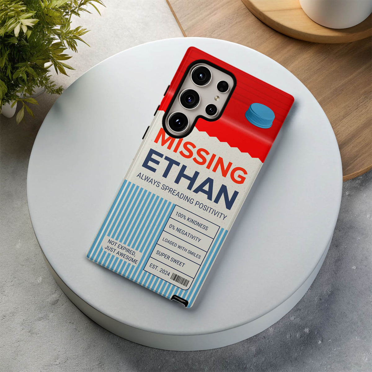 Personalized Emotional Milk Carton Galaxy Case | Artisticases