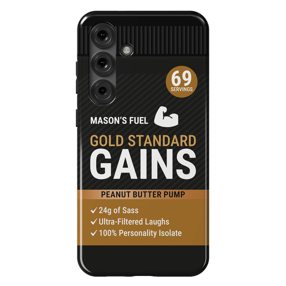 Personalized Gym Rat Protein Powder Galaxy Case | Artisticases