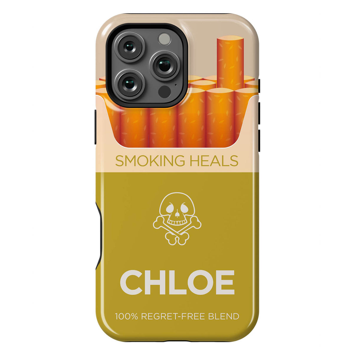 Personalized Funny Cigarette Pack Smoking Heals iPhone Case | Artisticases