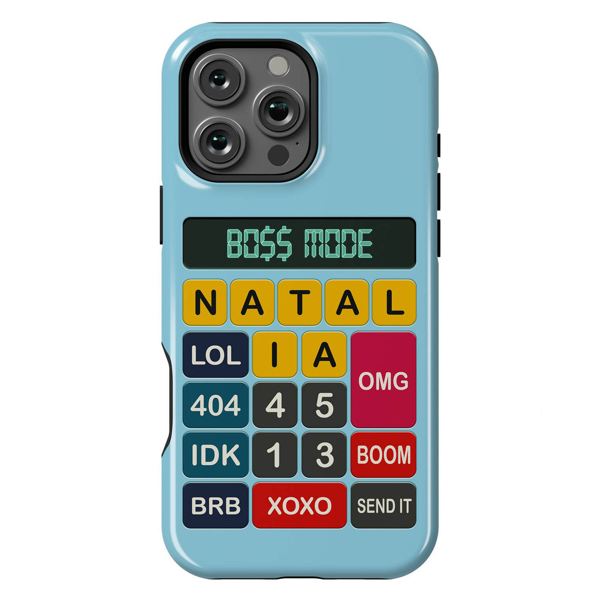 Personalized Retro Calculator iPhone Case | Artisticases