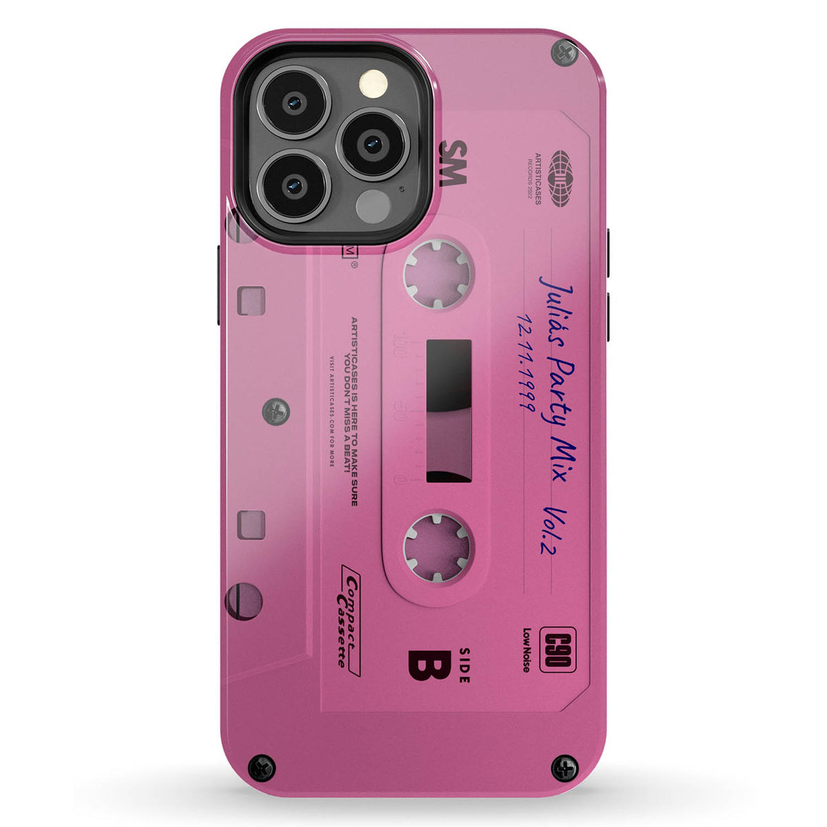 Personalized Retro Audio Cassette Mixtape iPhone Case | Artisticases