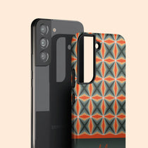 Christmas Pattern Custom Name Samsung Galaxy Case | Artisticases