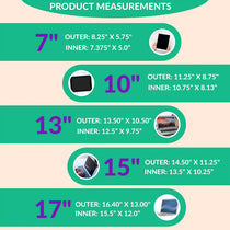 LGBTQ Custom Pride Rainbow Name Laptop, MacBook & Tablet Sleeve